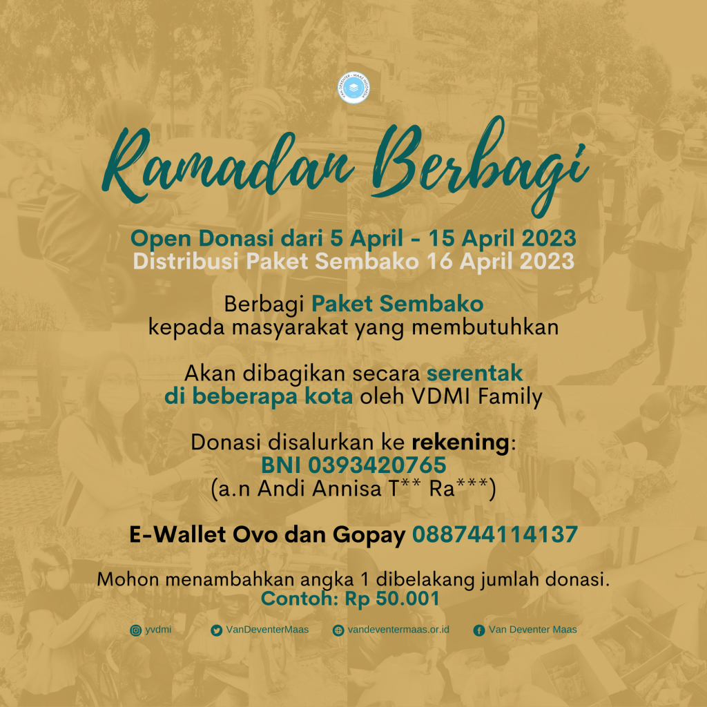 Ramadan Berbagi VDMI – Van Deventer-Maas Indonesia